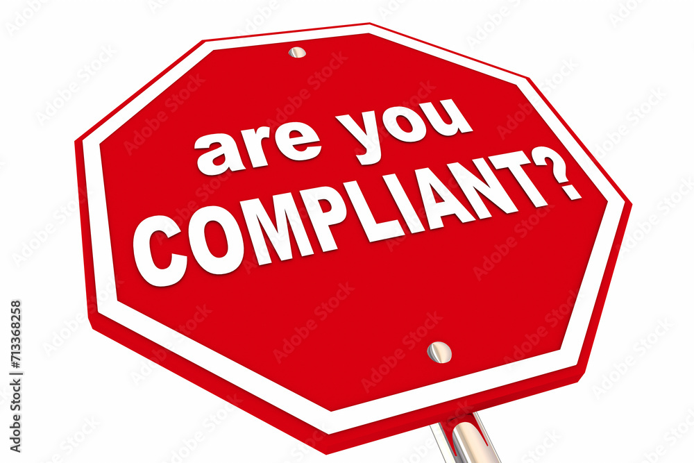 Are You Compliant Stop Sign Following Rules Regulations Questions 3d ...