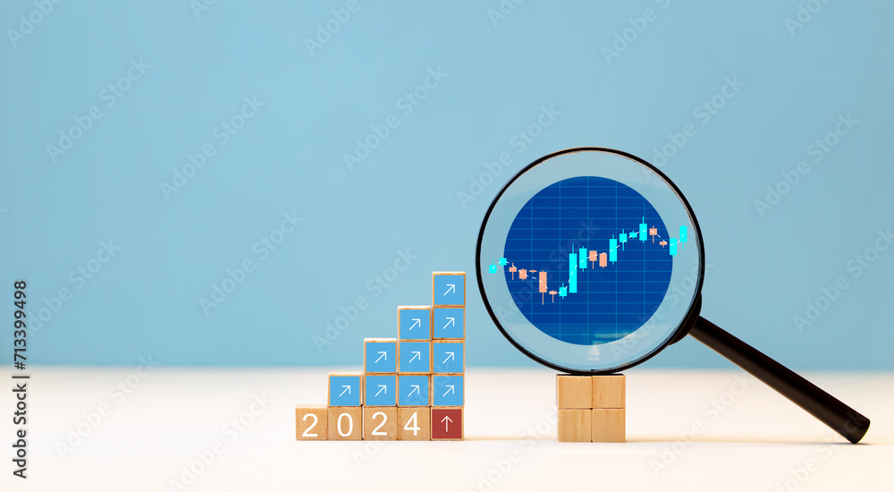 Business finance and investment concept, capital gain, and economic ...