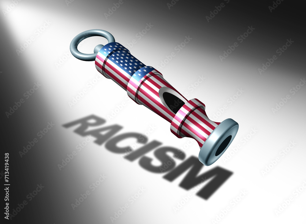 US Dog Whistle Racist Politics and American Racism Symbol as coded ...