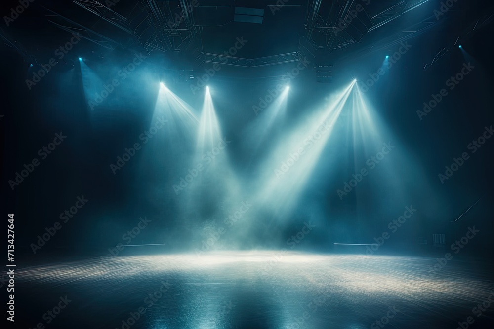 The stage was enveloped in a swirling haze of light and darkness ...