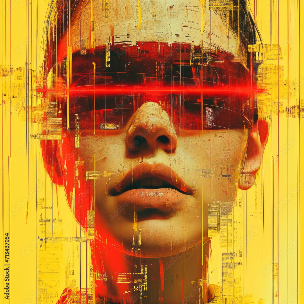 Artistas digitales creando obras de arte en dispositivos electrónicos ...