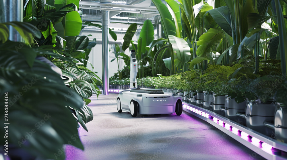 Agricultural robot and autonomous vehicles working on smart farm ...