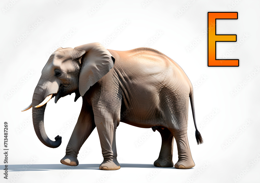 English alphabet with animal. Animal alphabet. Letters from A to Z ...