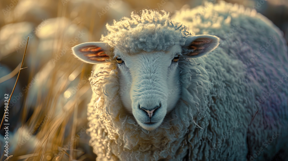 The photo conveys the fluffy of wool with such clarity, as if you can ...