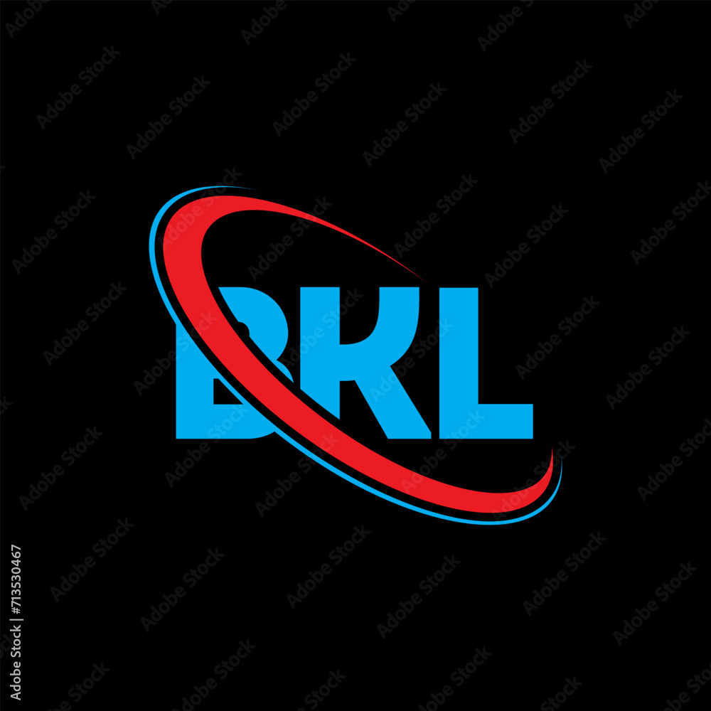 BKL logo. BKL letter. BKL letter logo design. Initials BKL logo linked ...