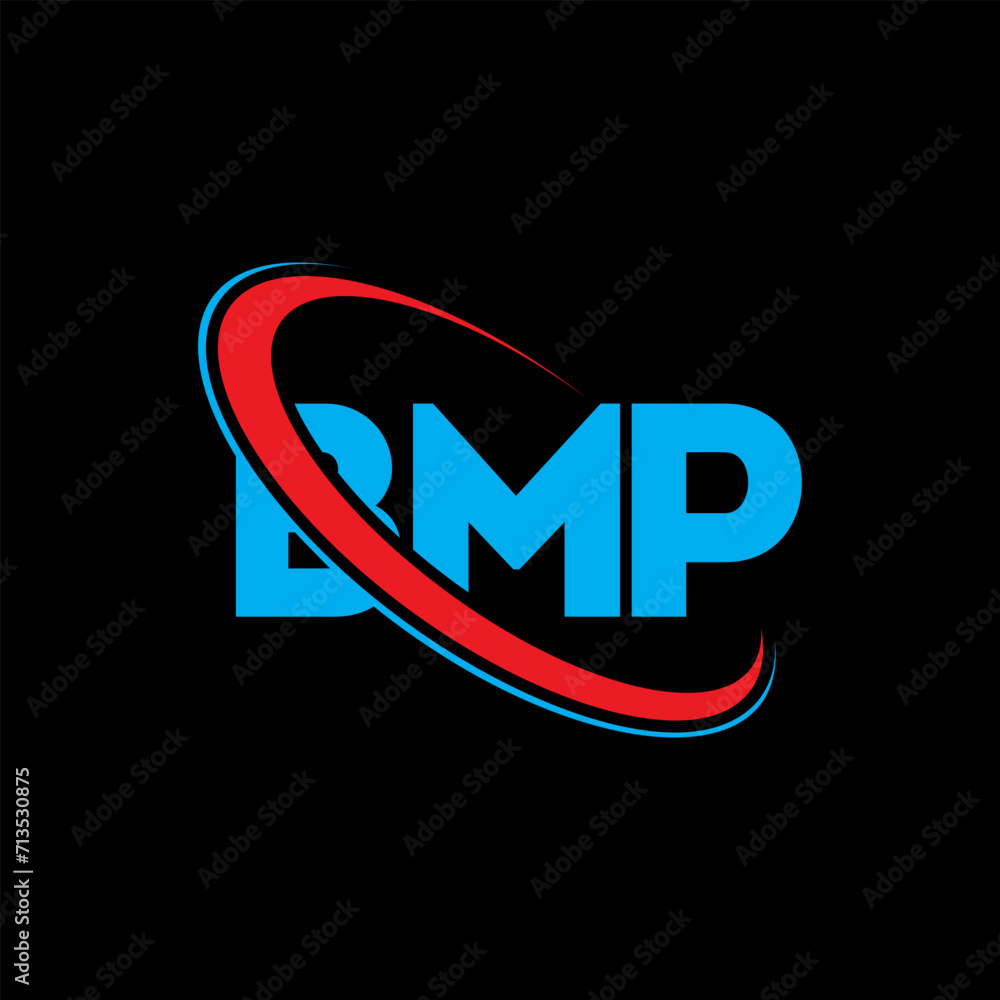 BMP logo. BMP letter. BMP letter logo design. Initials BMP logo linked ...