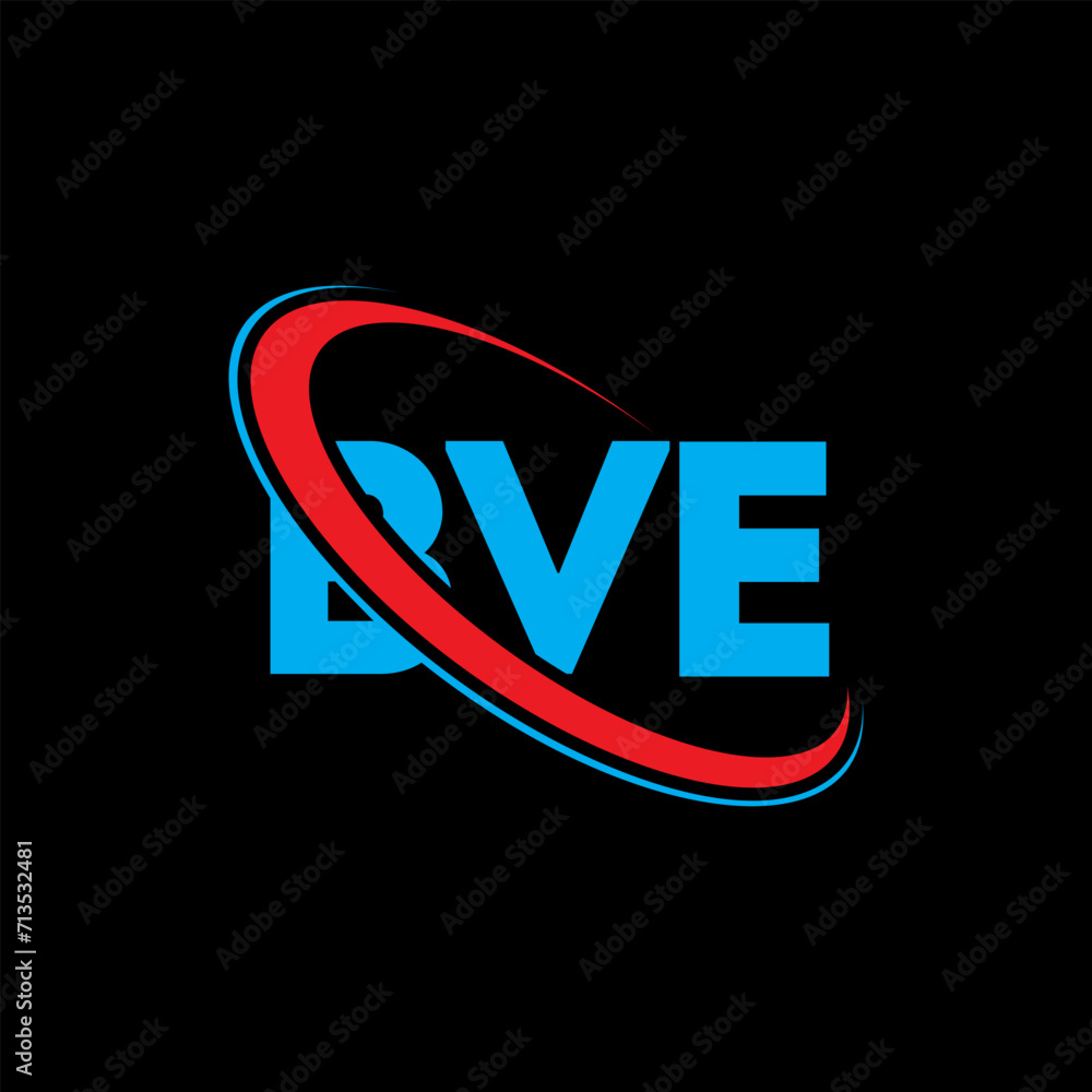 BVE logo. BVE letter. BVE letter logo design. Initials BVE logo linked ...
