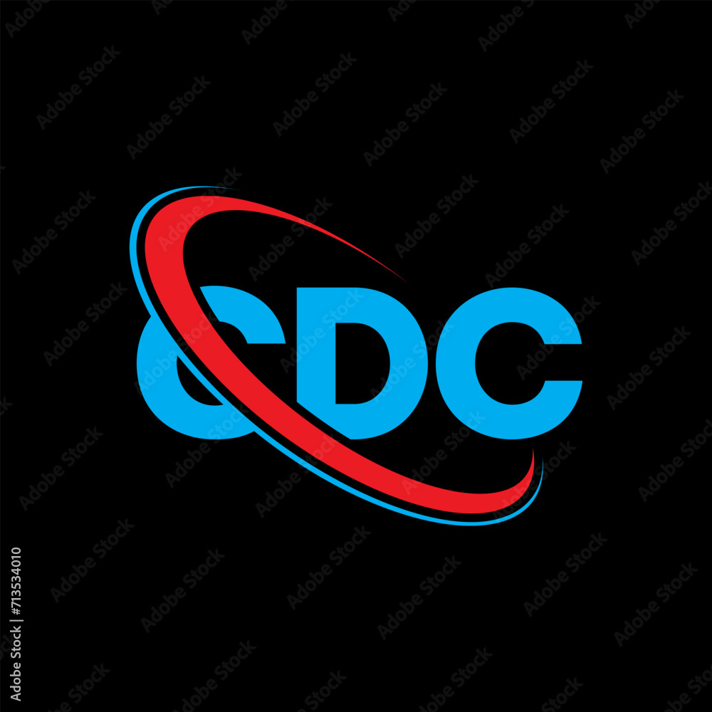 CDC logo. CDC letter. CDC letter logo design. Initials CDC logo linked ...