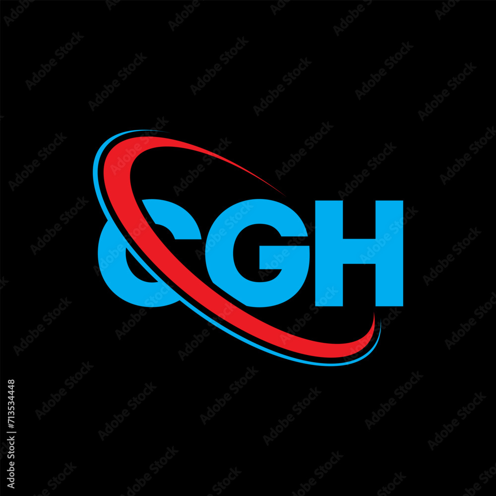CGH logo. CGH letter. CGH letter logo design. Initials CGH logo linked ...