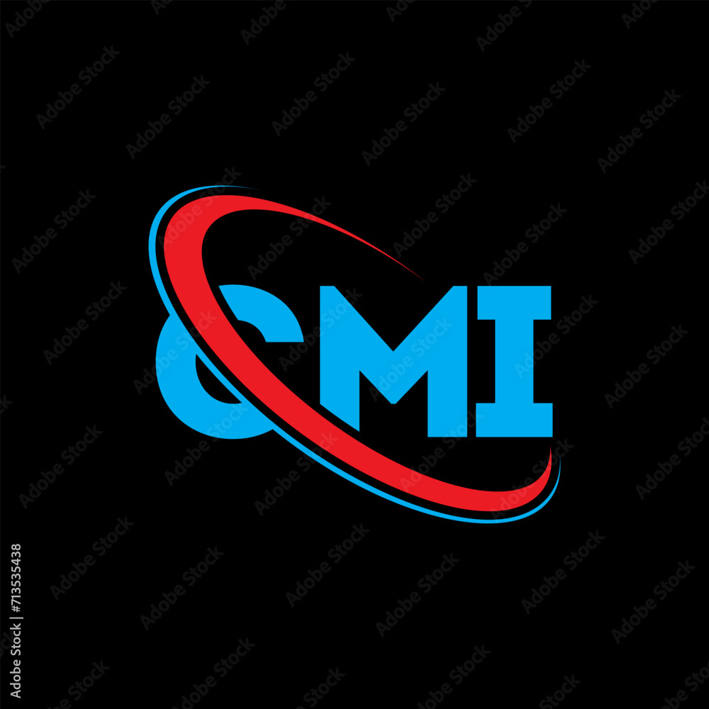 CMI logo. CMI letter. CMI letter logo design. Initials CMI logo linked ...