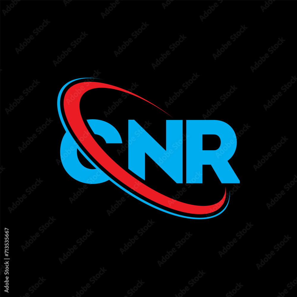 CNR logo. CNR letter. CNR letter logo design. Initials CNR logo linked ...