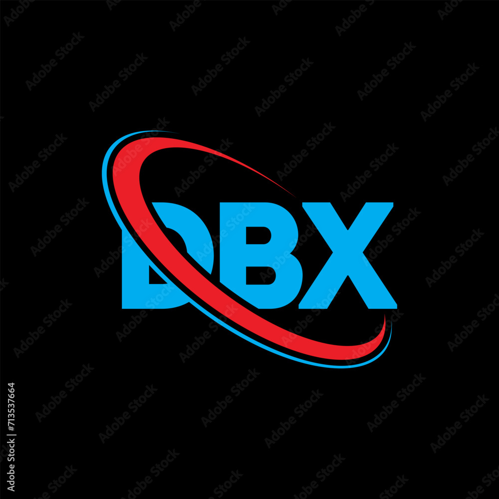 DBX logo. DBX letter. DBX letter logo design. Intitials DBX logo linked ...