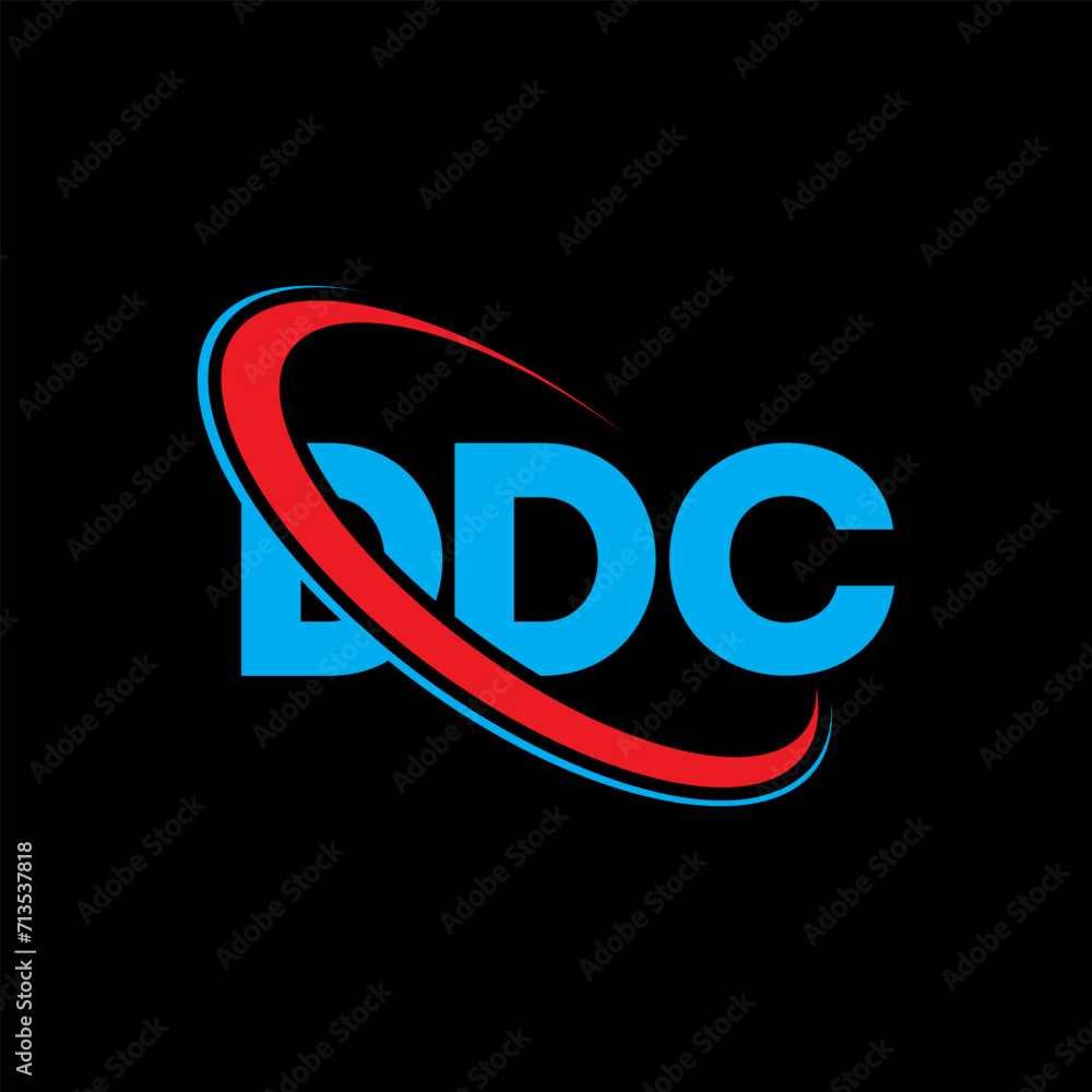 DDC logo. DDC letter. DDC letter logo design. Initials DDC logo linked ...
