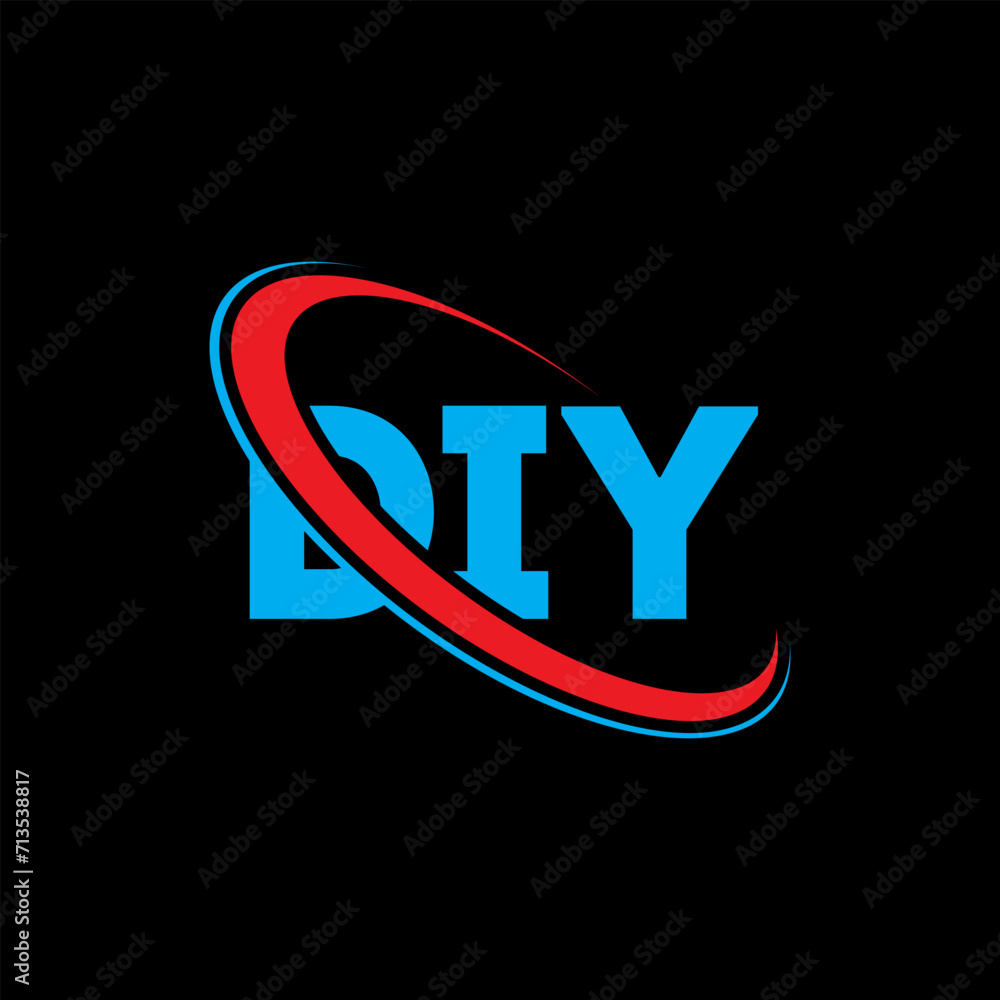 DIY logo. DIY letter. DIY letter logo design. Initials DIY logo linked ...