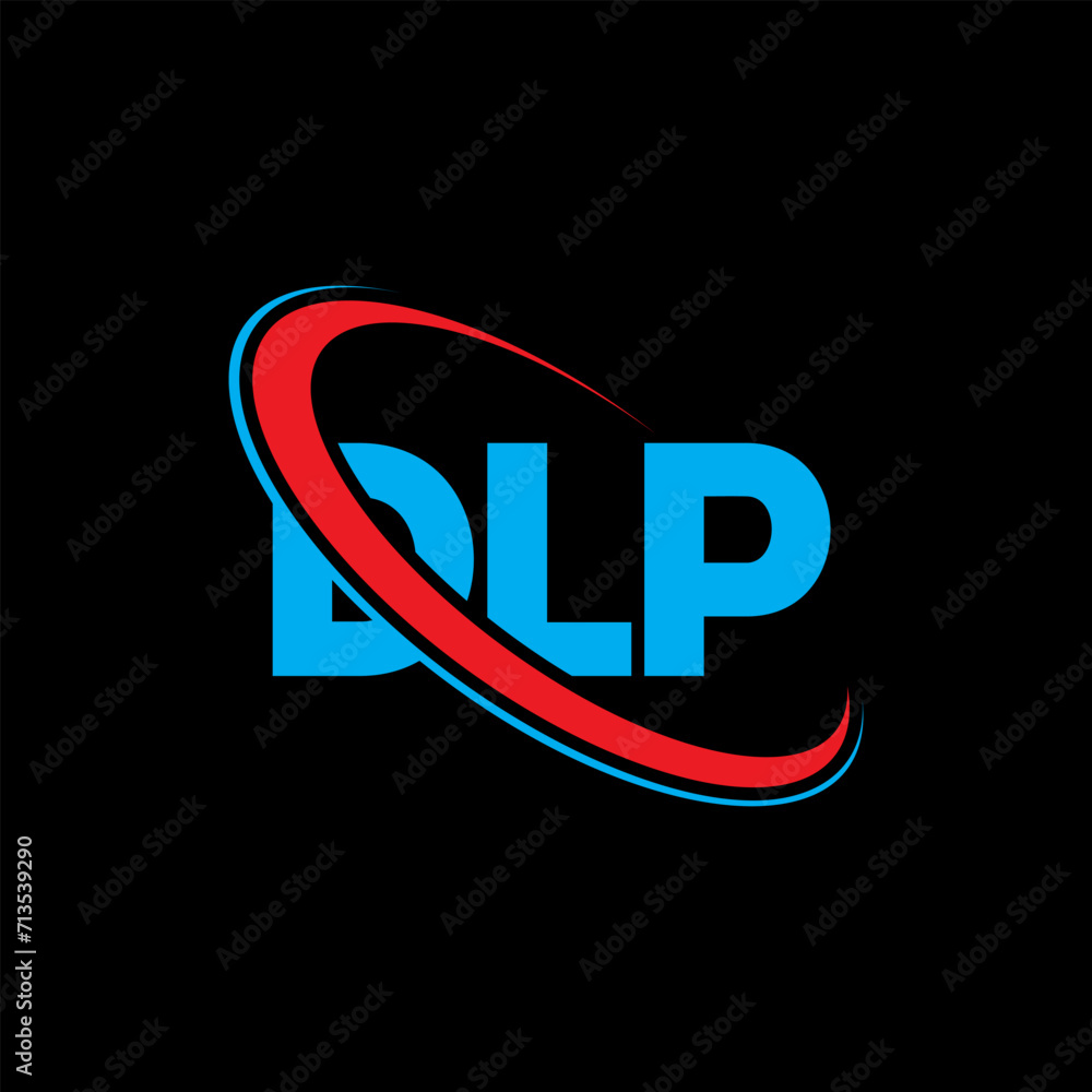 DLP logo. DLP letter. DLP letter logo design. Initials DLP logo linked ...