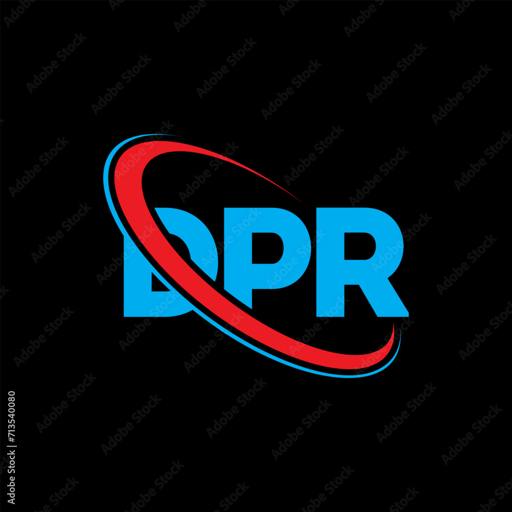 DPR logo. DPR letter. DPR letter logo design. Initials DPR logo linked ...