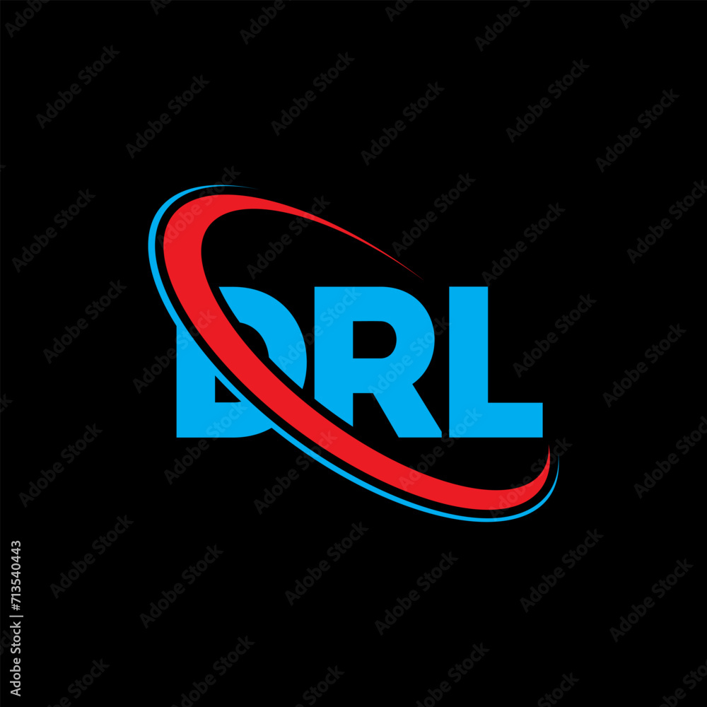 DRL logo. DRL letter. DRL letter logo design. Initials DRL logo linked ...