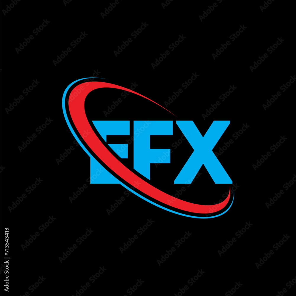 EFX logo. EFX letter. EFX letter logo design. Initials EFX logo linked ...