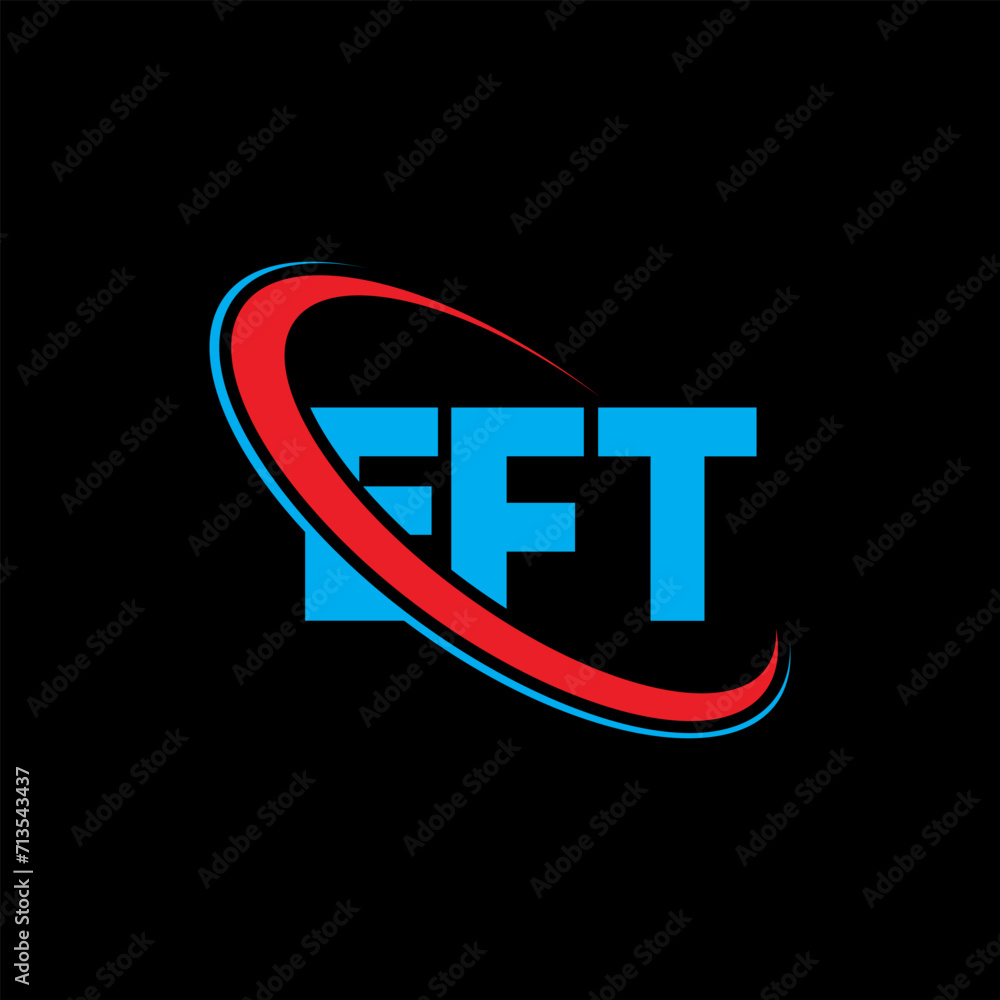 EFT logo. EFT letter. EFT letter logo design. Initials EFT logo linked ...