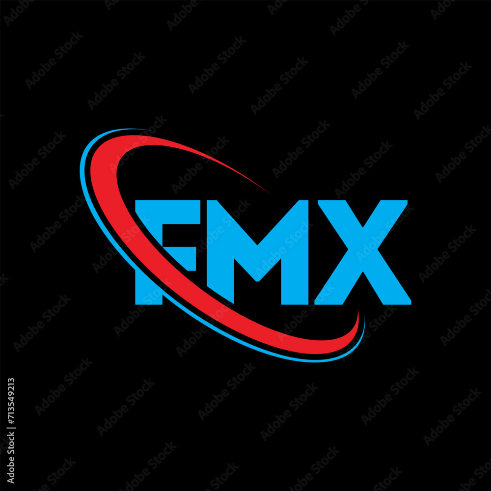 FMX logo. FMX letter. FMX letter logo design. Initials FMX logo linked ...