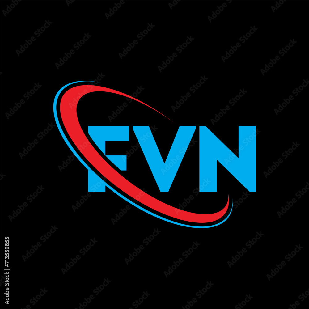 FVN logo. FVN letter. FVN letter logo design. Initials FVN logo linked ...