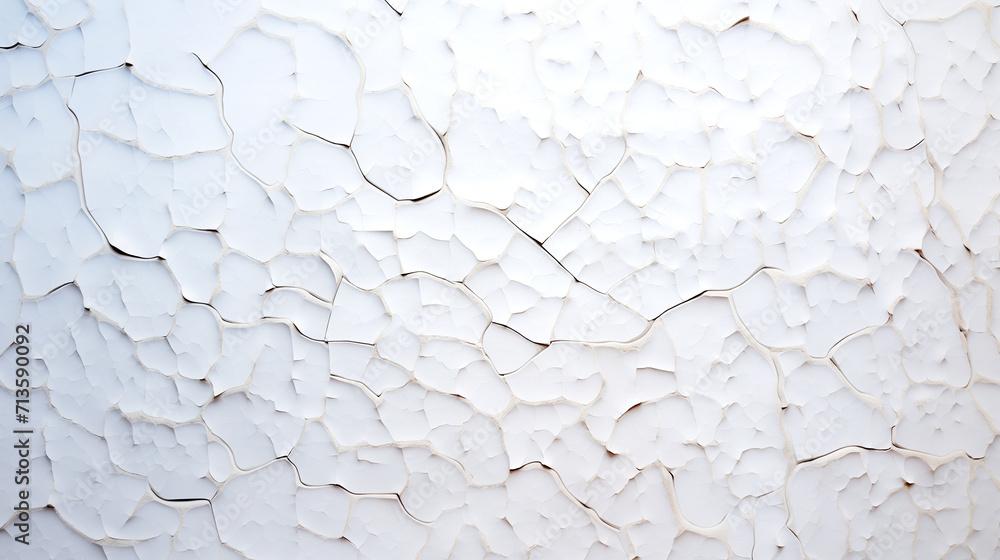 Broken Crumbling Plaster - Cracked Ceramic Texture - White Paint ...