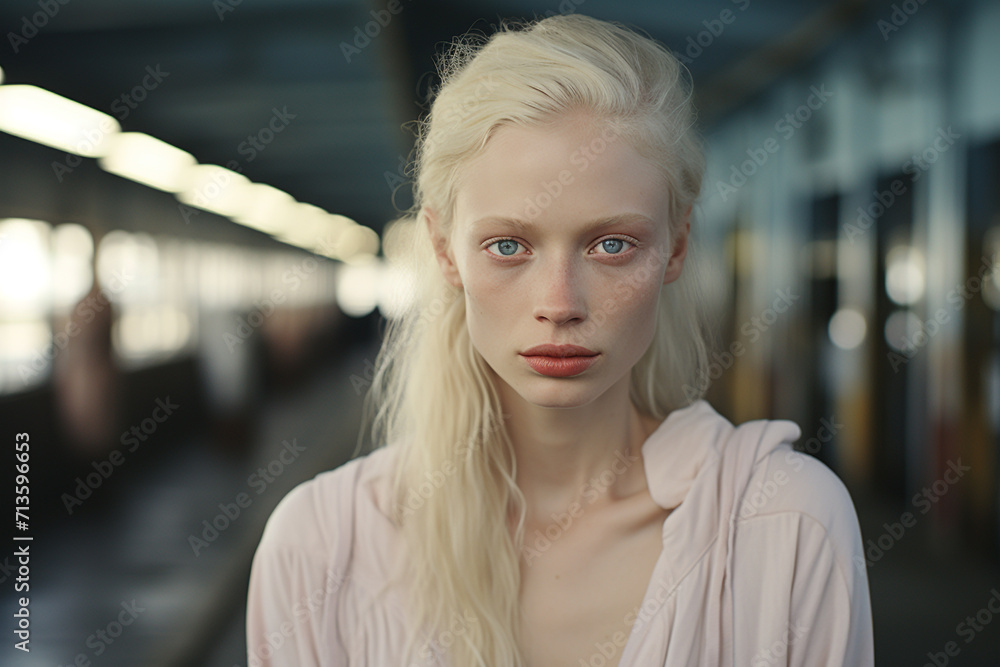 albino people human woman men girl boy Congenital disease, absence of ...