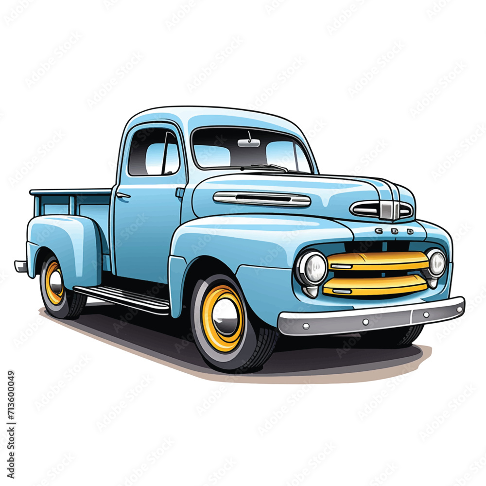 Vetor do Stock: Car truck drawing single cab plastic bottle clipart my ...
