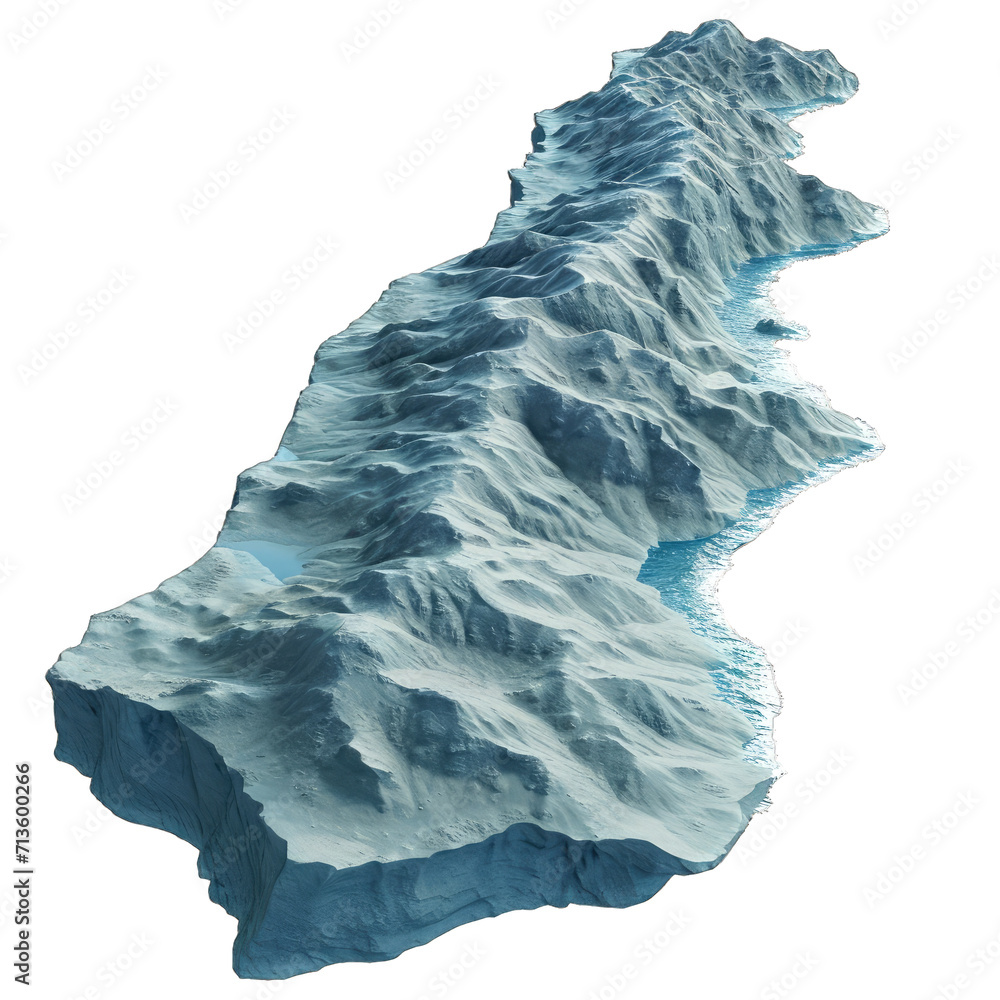 The Mid. Ocean Ridge.. Isolated on a Transparent Background. Cutout PNG ...