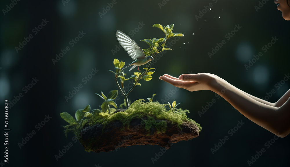 Imaginative portrayal of how we should treat and preserve nature ...