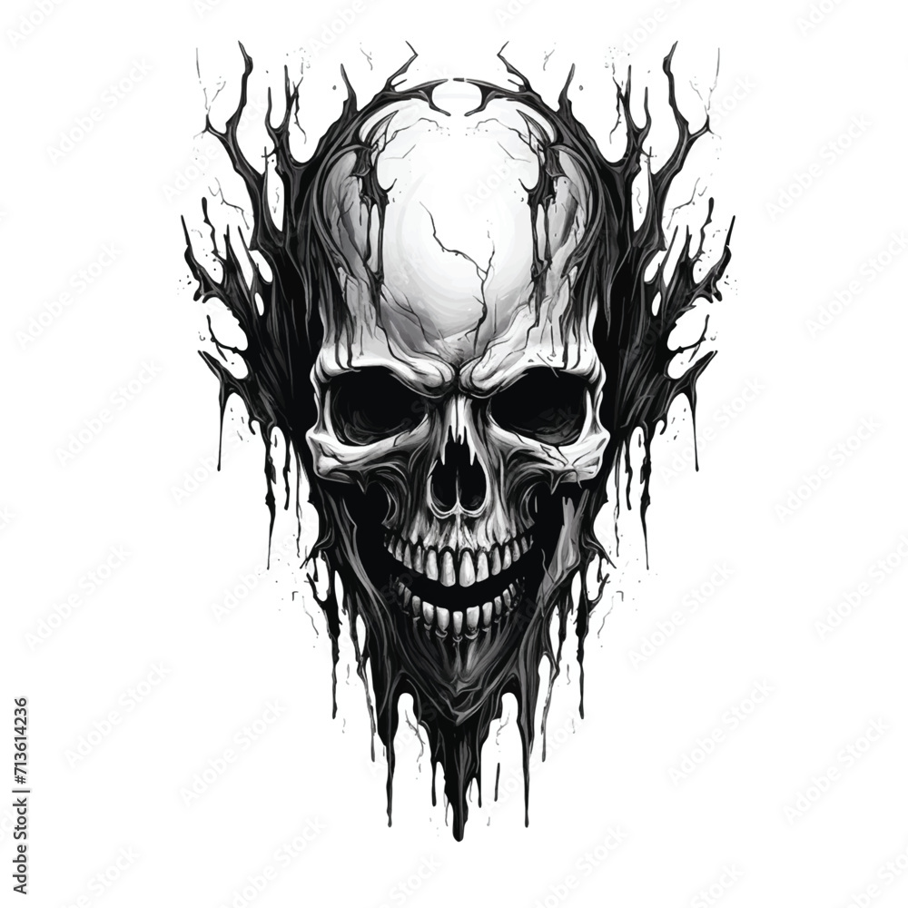 Python skull welcome hand drawing skull welding logo grunge skeleton ...
