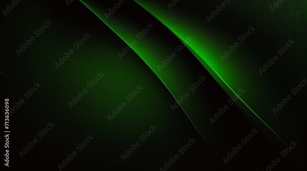 El fondo negro y verde oscuro es claro con el degradado es la ...