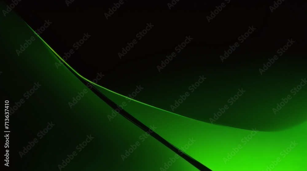 El fondo negro y verde oscuro es claro con el degradado es la ...