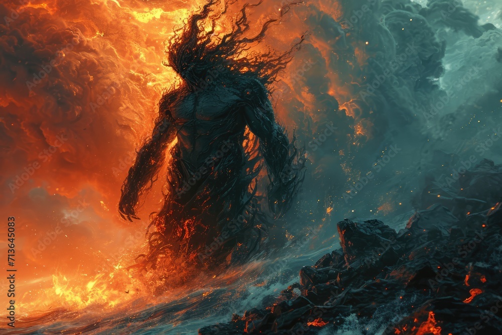 Lord of Shadows: A Cinematic Scene of Hades, the Greek God of the ...