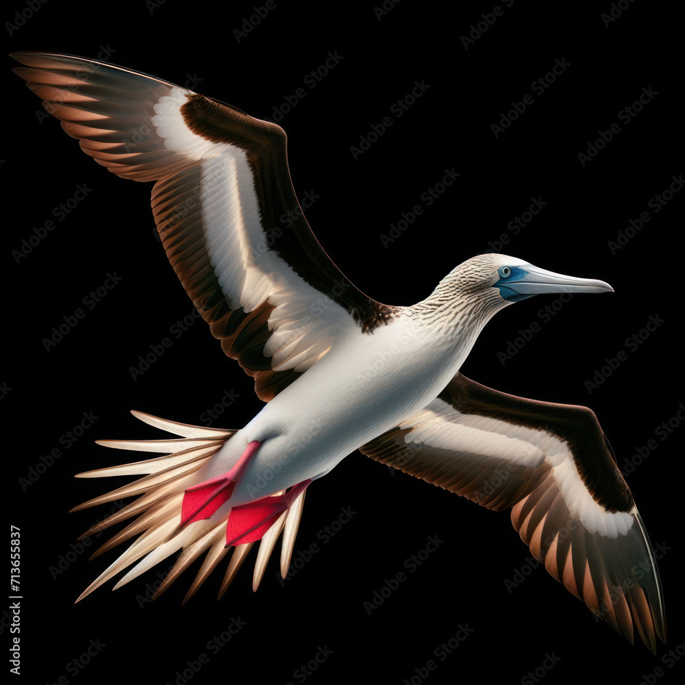 red footed boobies, red-footed booby (Sula sula), piquero patirrojo ...