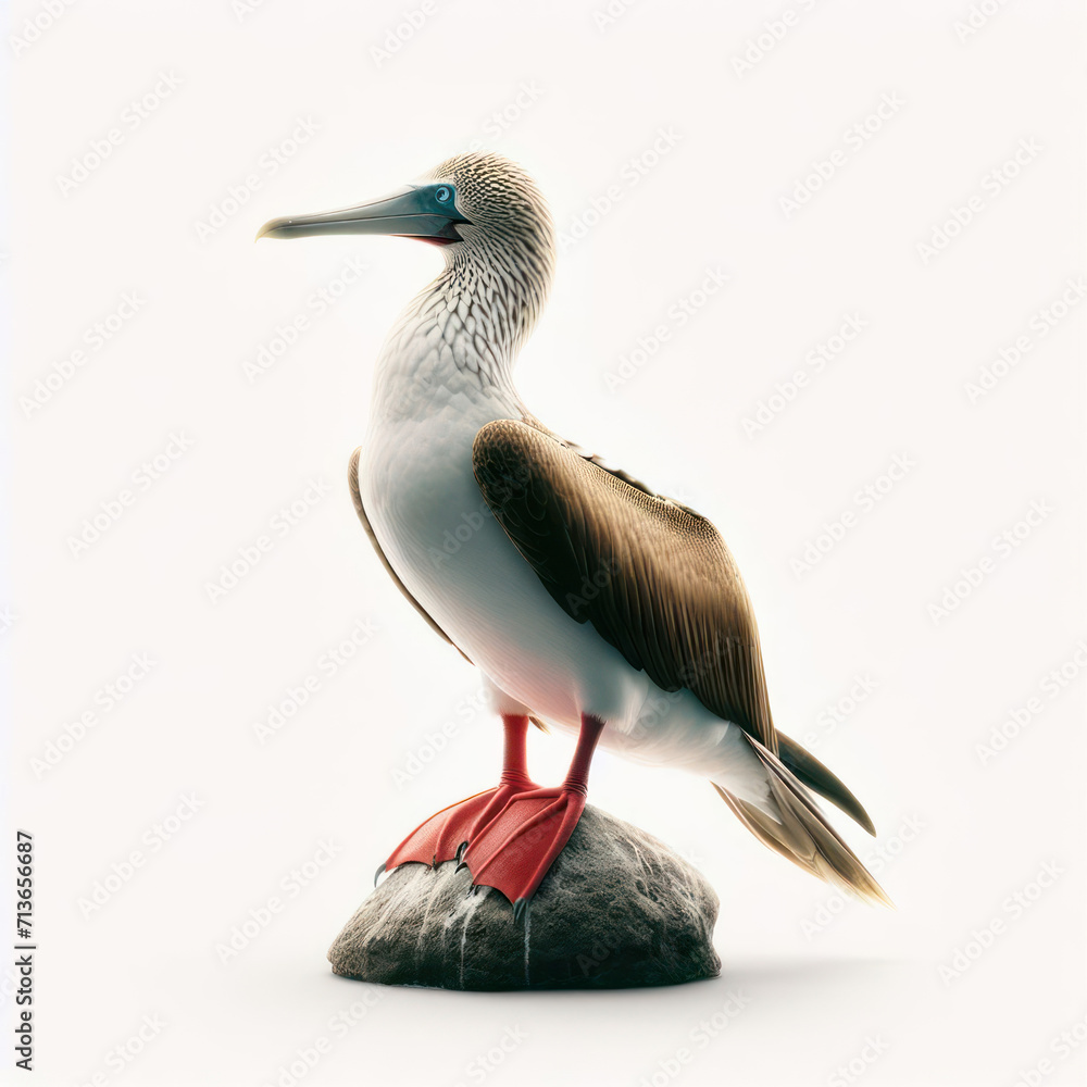 red footed boobies, red-footed booby (Sula sula), piquero patirrojo ...