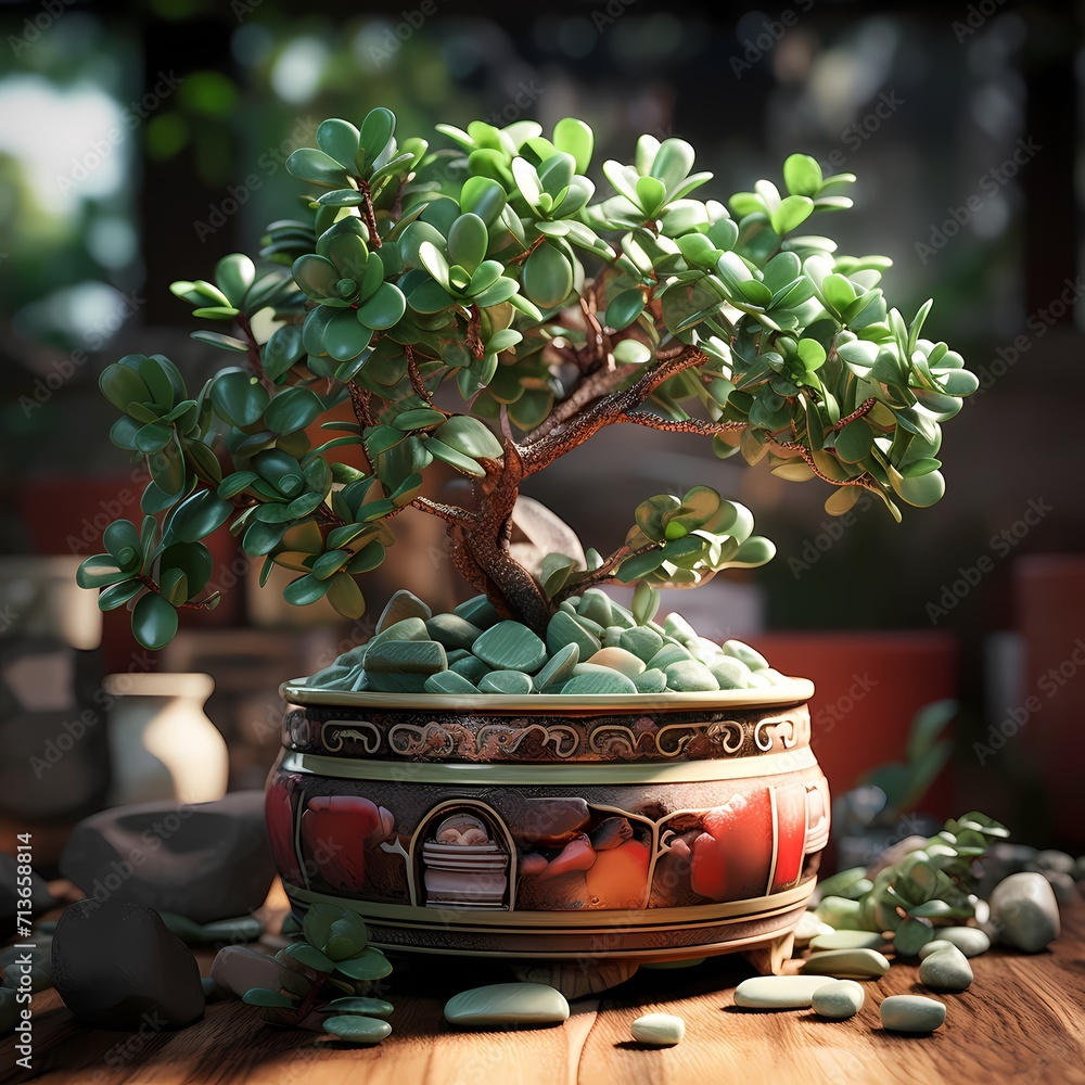 jade plant the symbol for good fortune the Chinese lucky plant ...