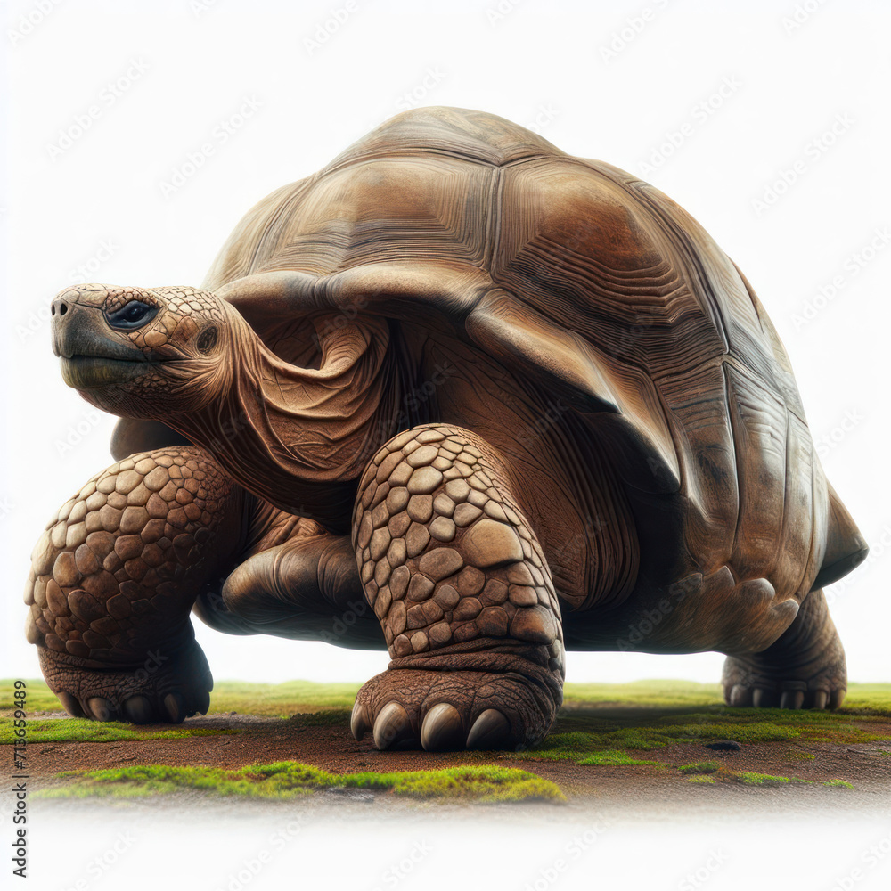 Galapagos tortoise or Galapagos giant tortoise, Chelonoidis niger ...