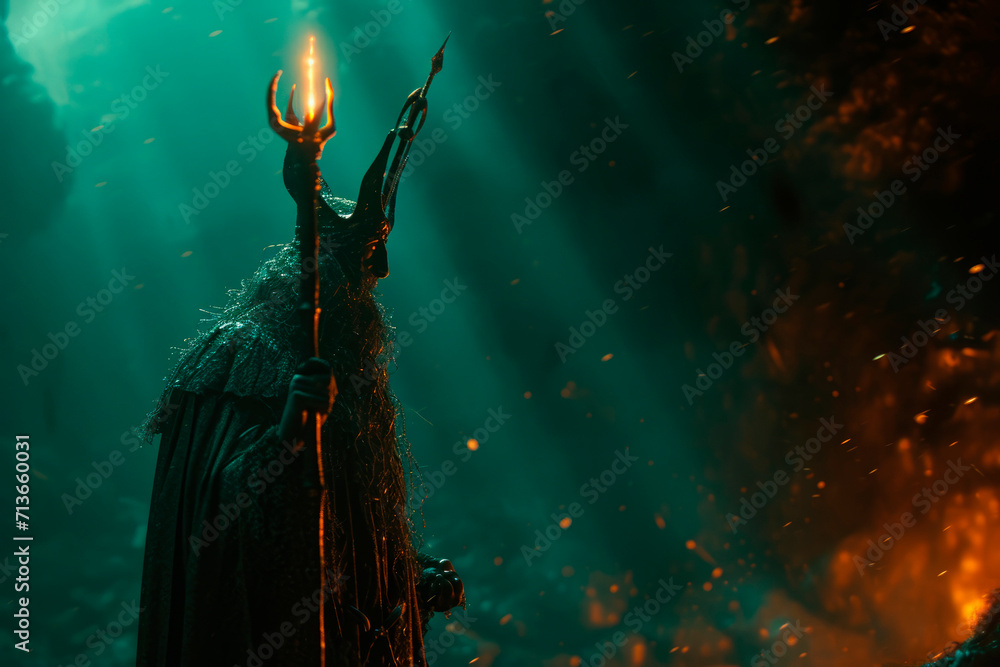 Lord of Shadows: A Cinematic Scene of Hades, the Greek God of the ...