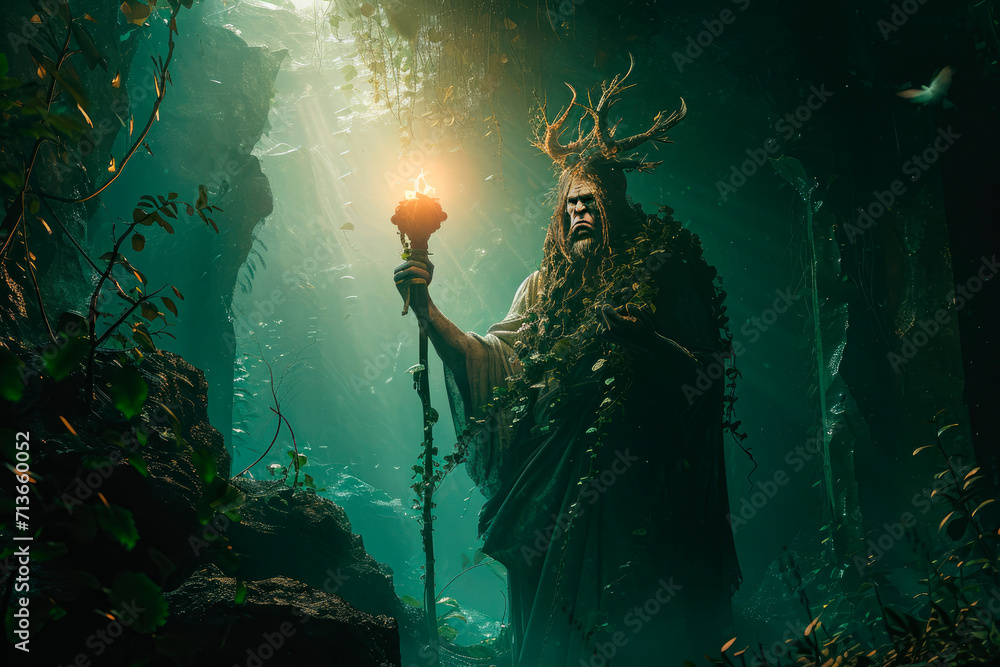 Lord of Shadows: A Cinematic Scene of Hades, the Greek God of the ...