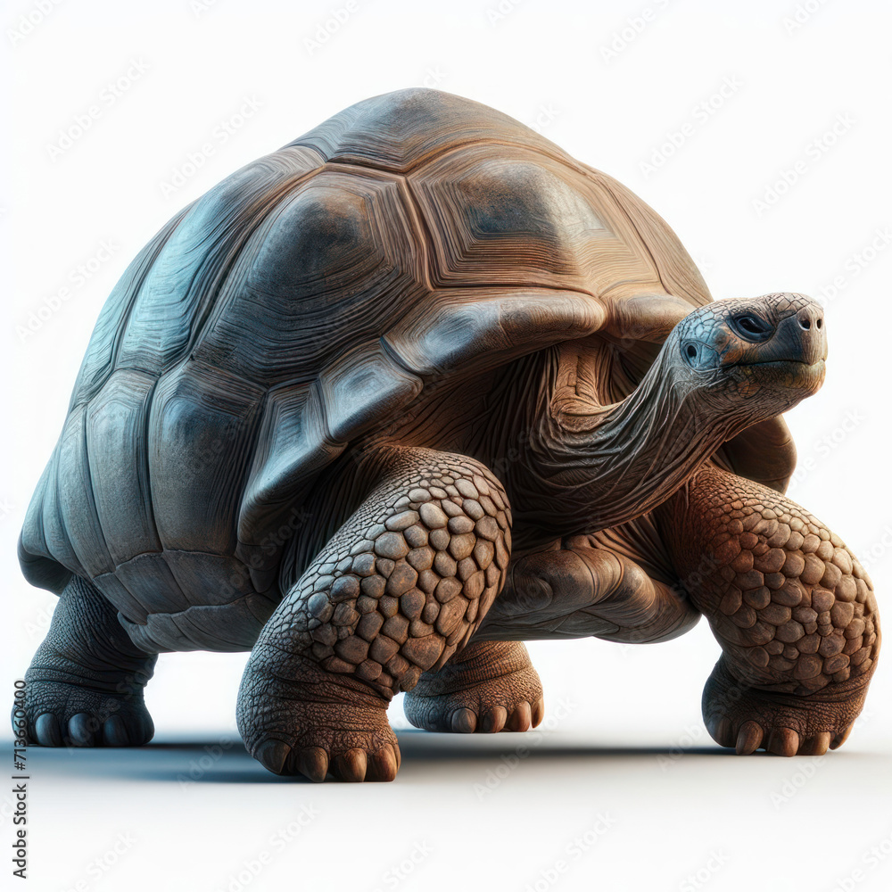 Galapagos tortoise or Galapagos giant tortoise, Chelonoidis niger ...