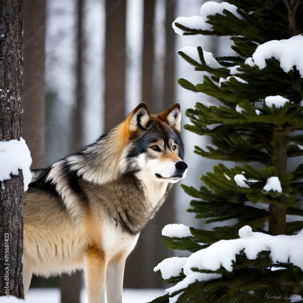 wolf in snow wolf sitting wolf animal grey and black wolf standing in ...