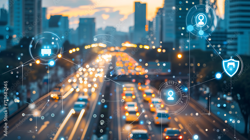 Smart city public transportation control and mobile app, GPS tracking ...