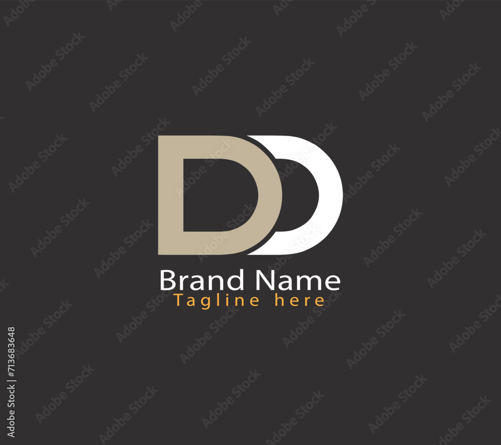 DD logo. EPS file. Editable Color. CMYK Color mode. Free Font used ...