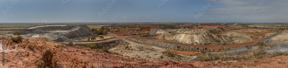 Panorama of Three Springs Talc Mine - Three Springs, Western Australia ...