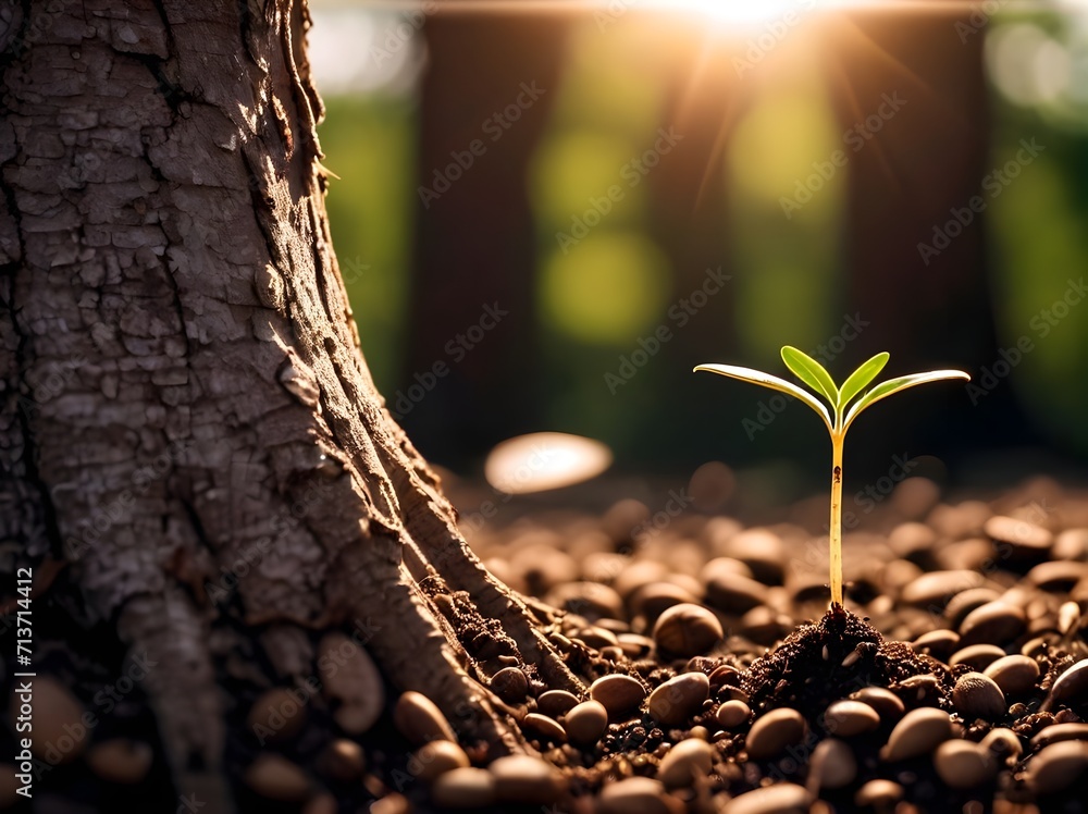 The image of a seed growing into a tree symbolizes how knowledge and ...