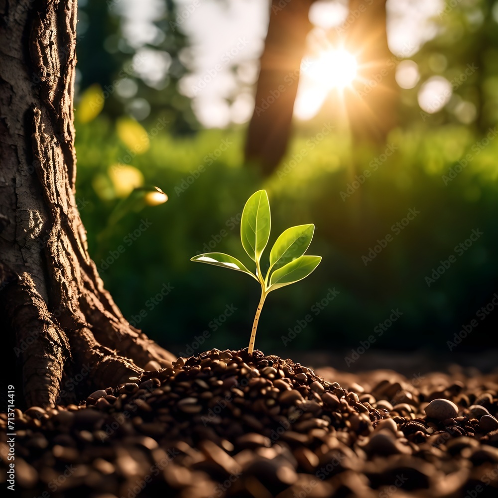 The image of a seed growing into a tree symbolizes how knowledge and ...