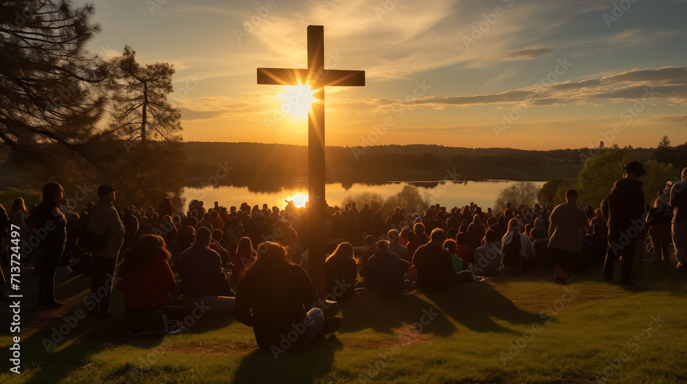 Organize a community sunrise service to celebrate the resurrection of ...