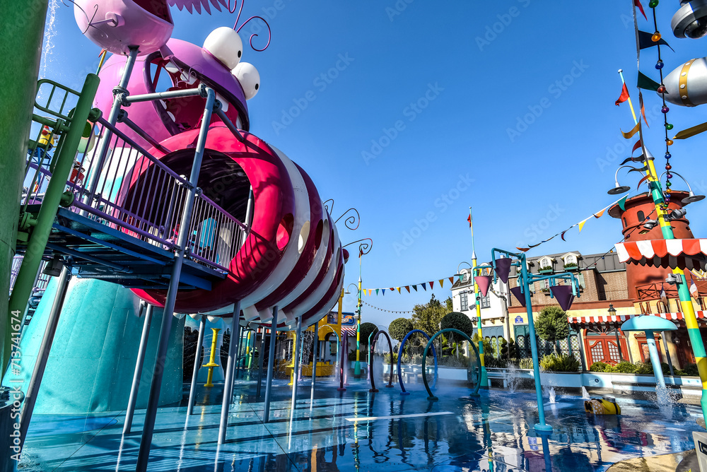 Super Silly Fun Land Wet Zone at Universal Studios Hollywood - Los ...