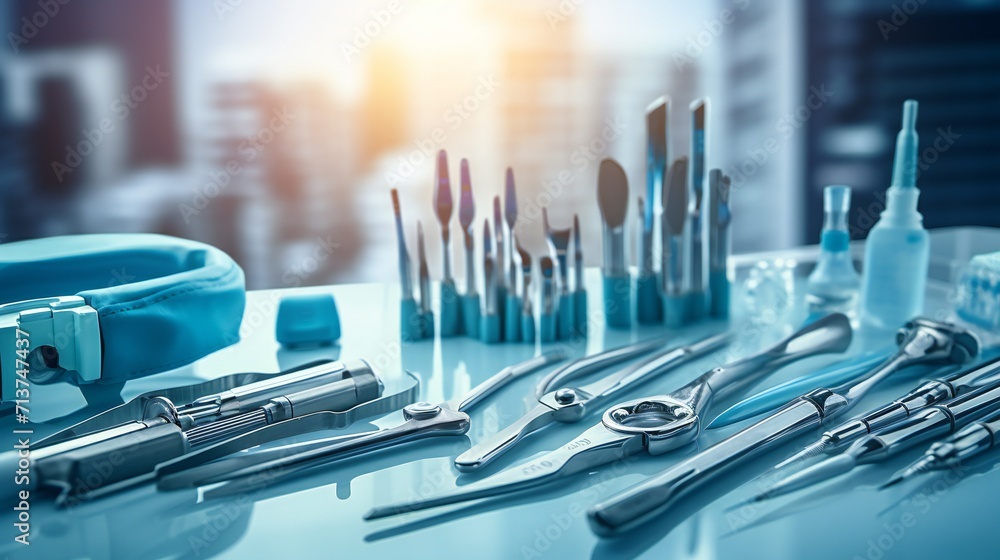 Comprehensive scene highlighting a landscape with specialized ...